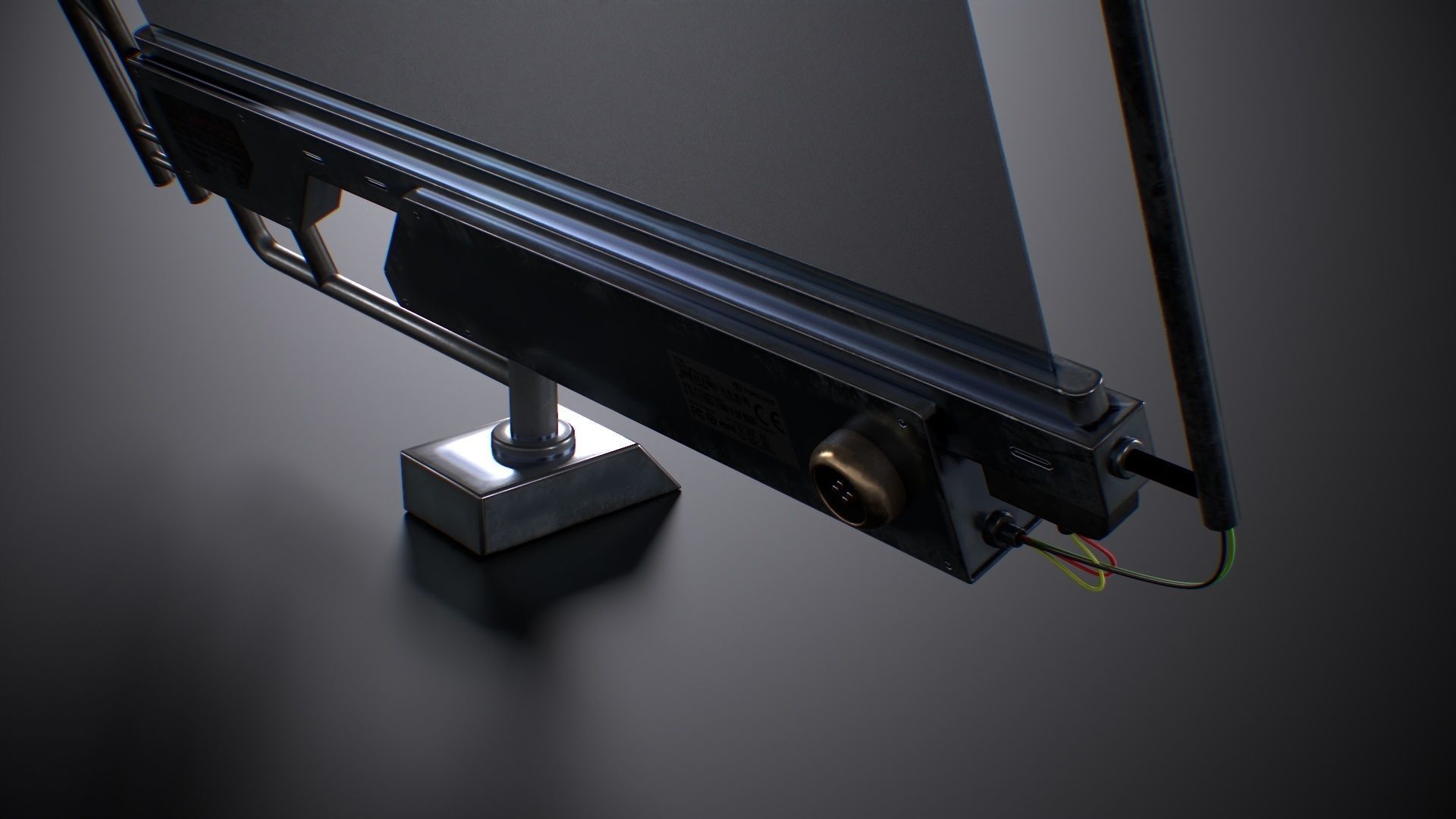 3D model Sci-Fi Screen Display Monitor VR / AR / low-poly | CGTrader