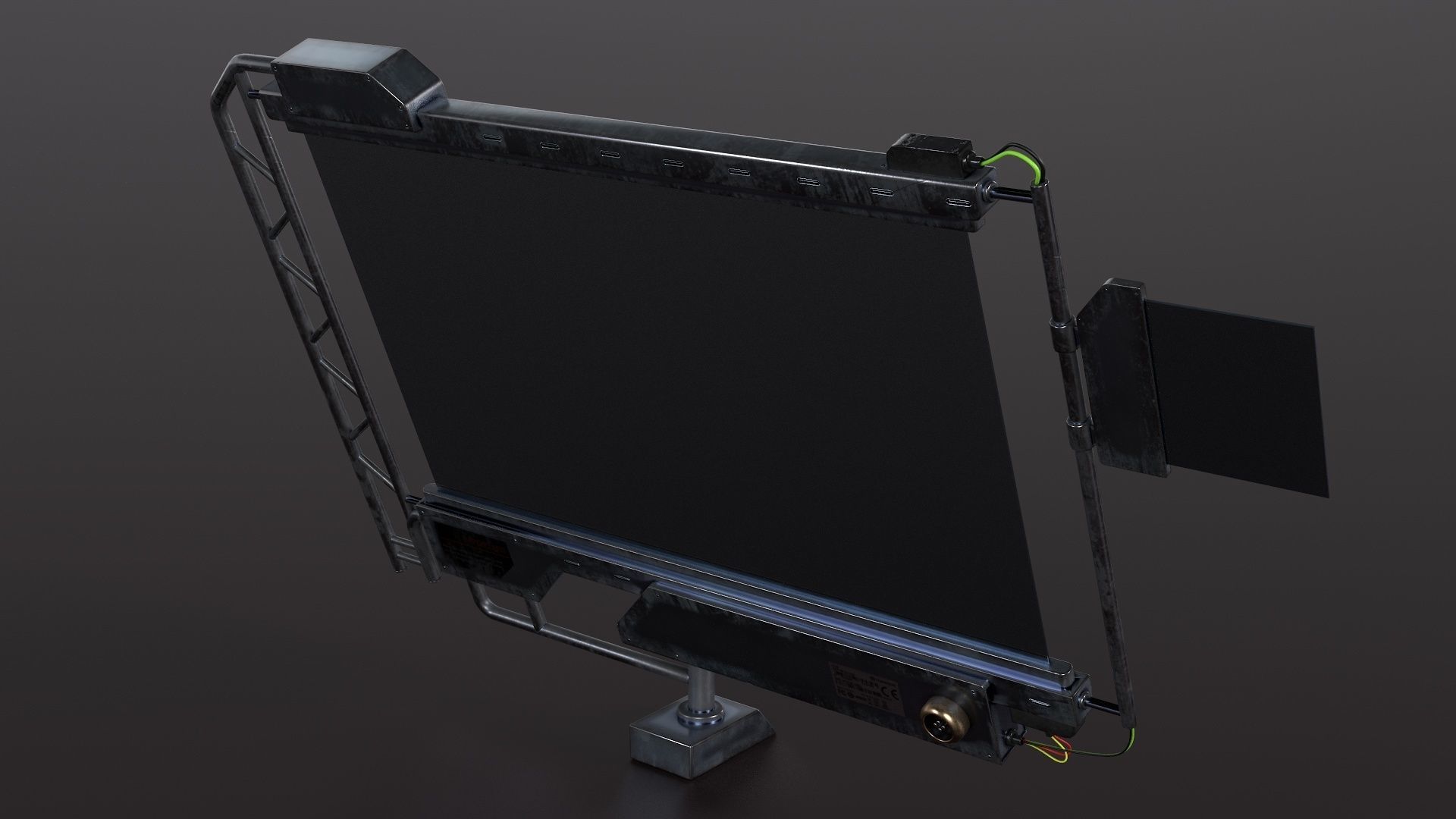 3D model Sci-Fi Screen Display Monitor VR / AR / low-poly | CGTrader