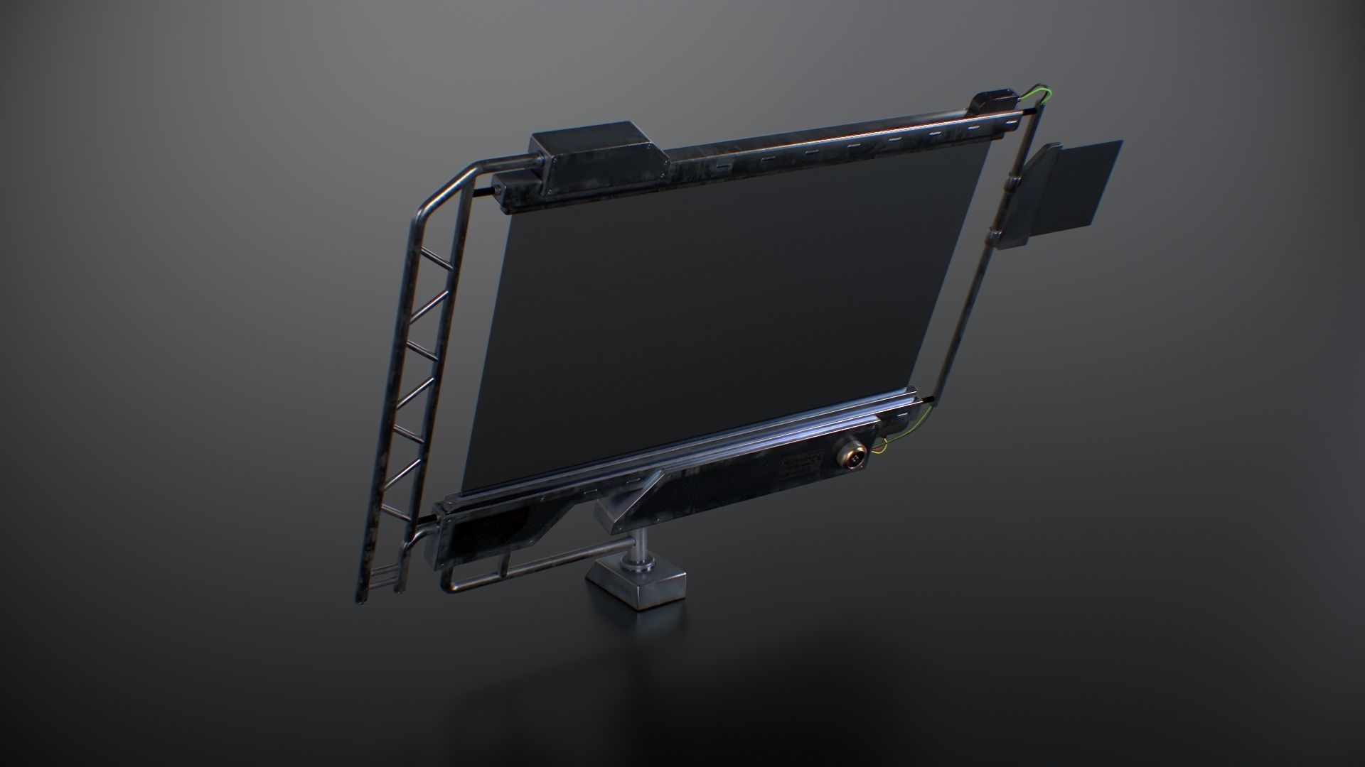 3D model Sci-Fi Screen Display Monitor VR / AR / low-poly | CGTrader