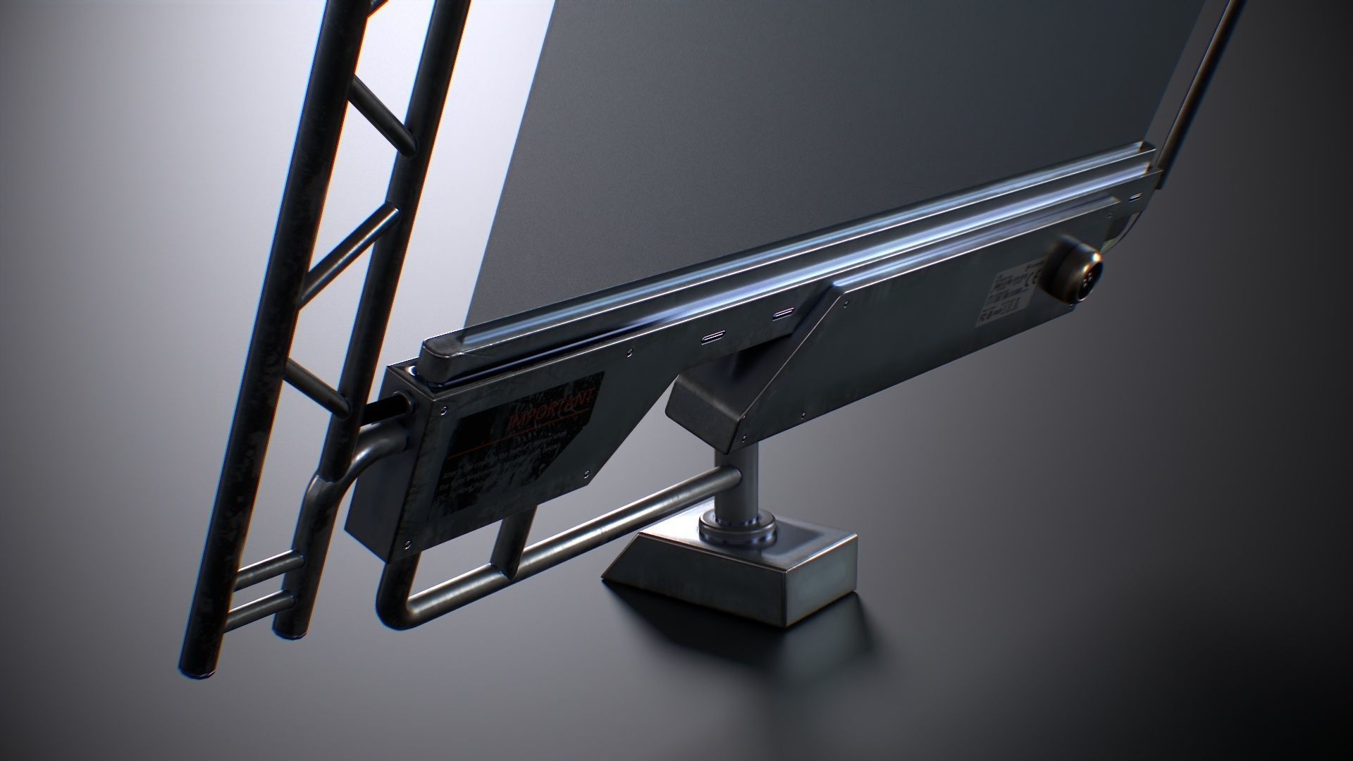 3D model Sci-Fi Screen Display Monitor VR / AR / low-poly | CGTrader