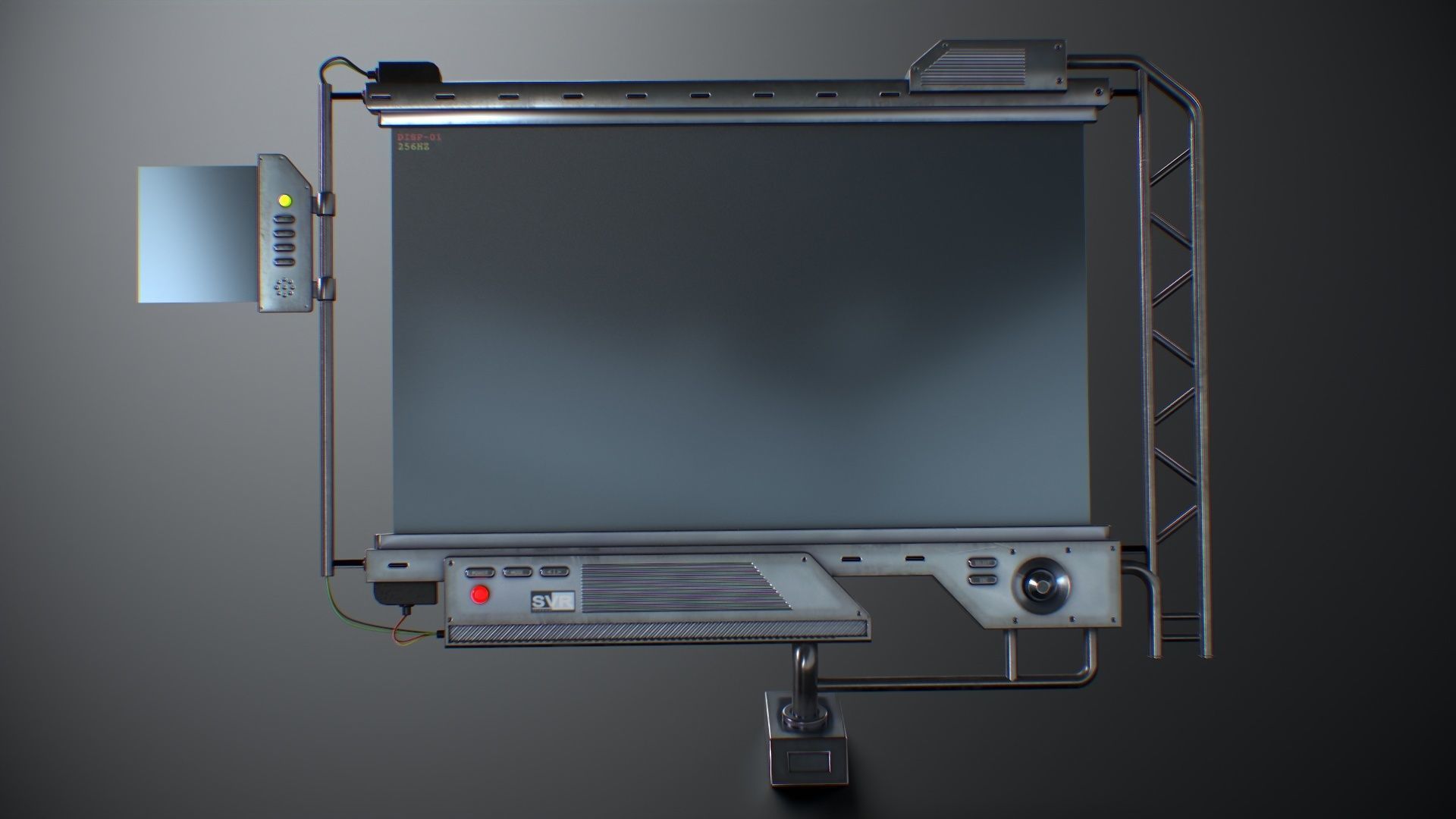3D model Sci-Fi Screen Display Monitor VR / AR / low-poly | CGTrader