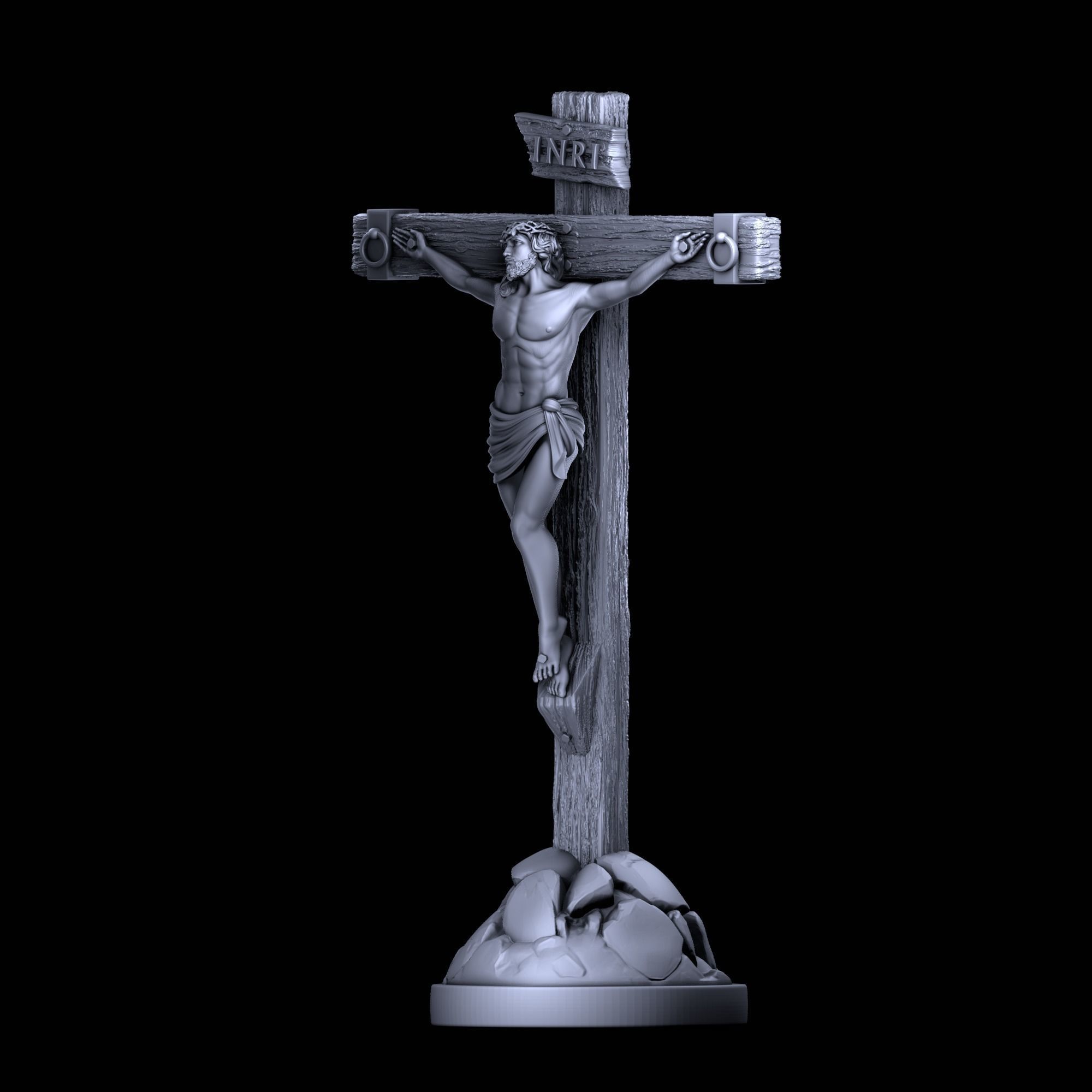 3D model Sculpture of Jesus for 3D printing and CNC 3D model 3D ...