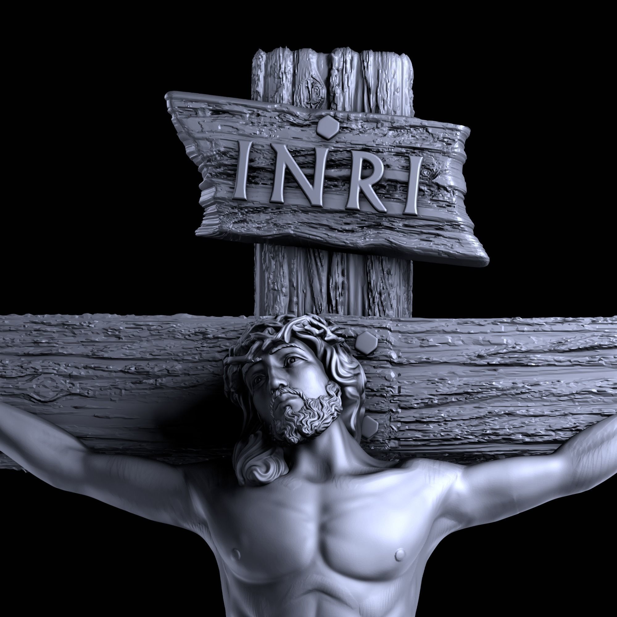 3D model Sculpture of Jesus for 3D printing and CNC 3D model 3D ...