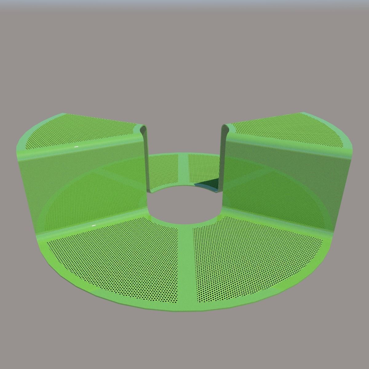 3D model 3D Under Tree Seating VR / AR / low-poly | CGTrader