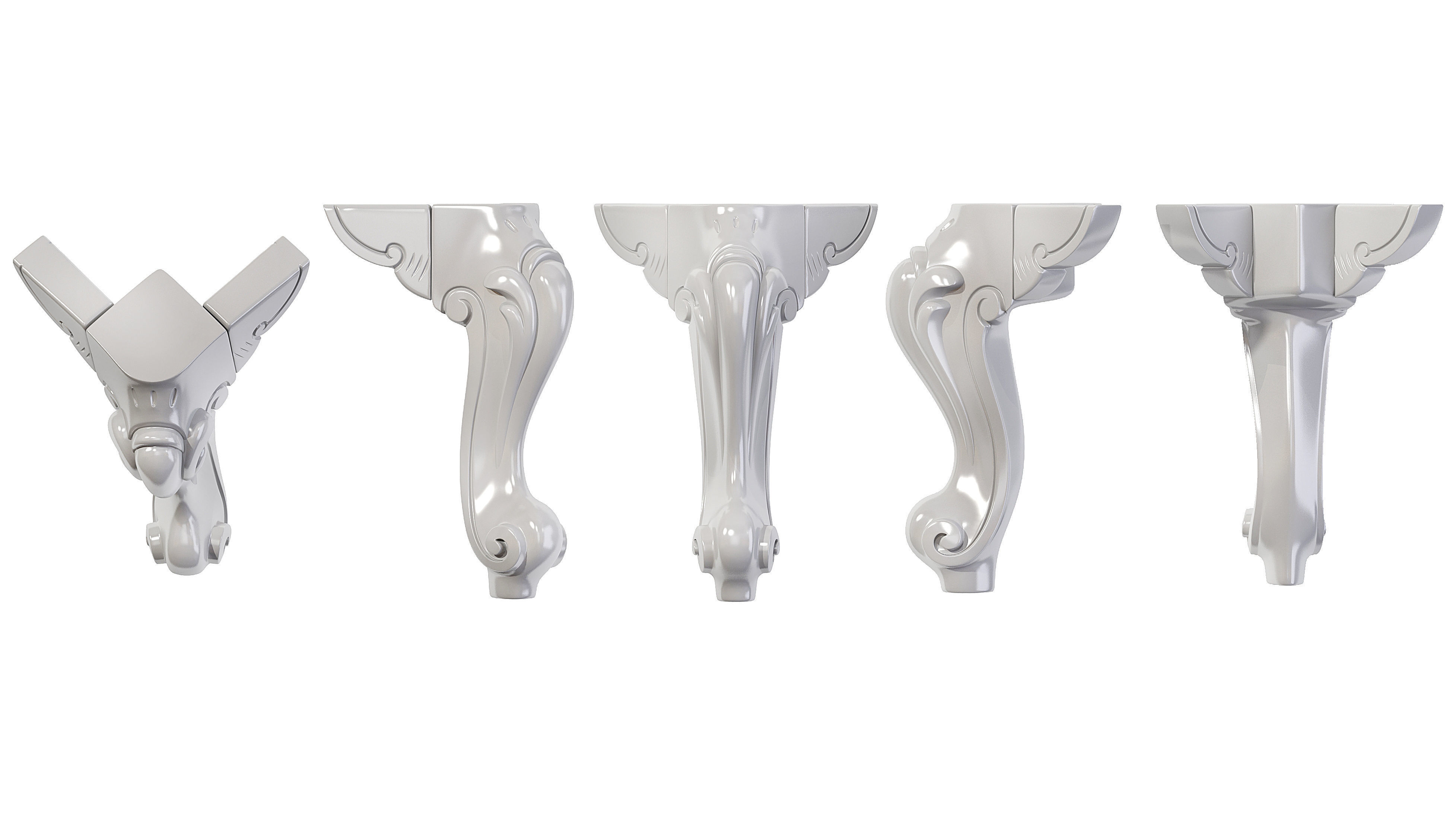 Classic leg 046 3D model | CGTrader