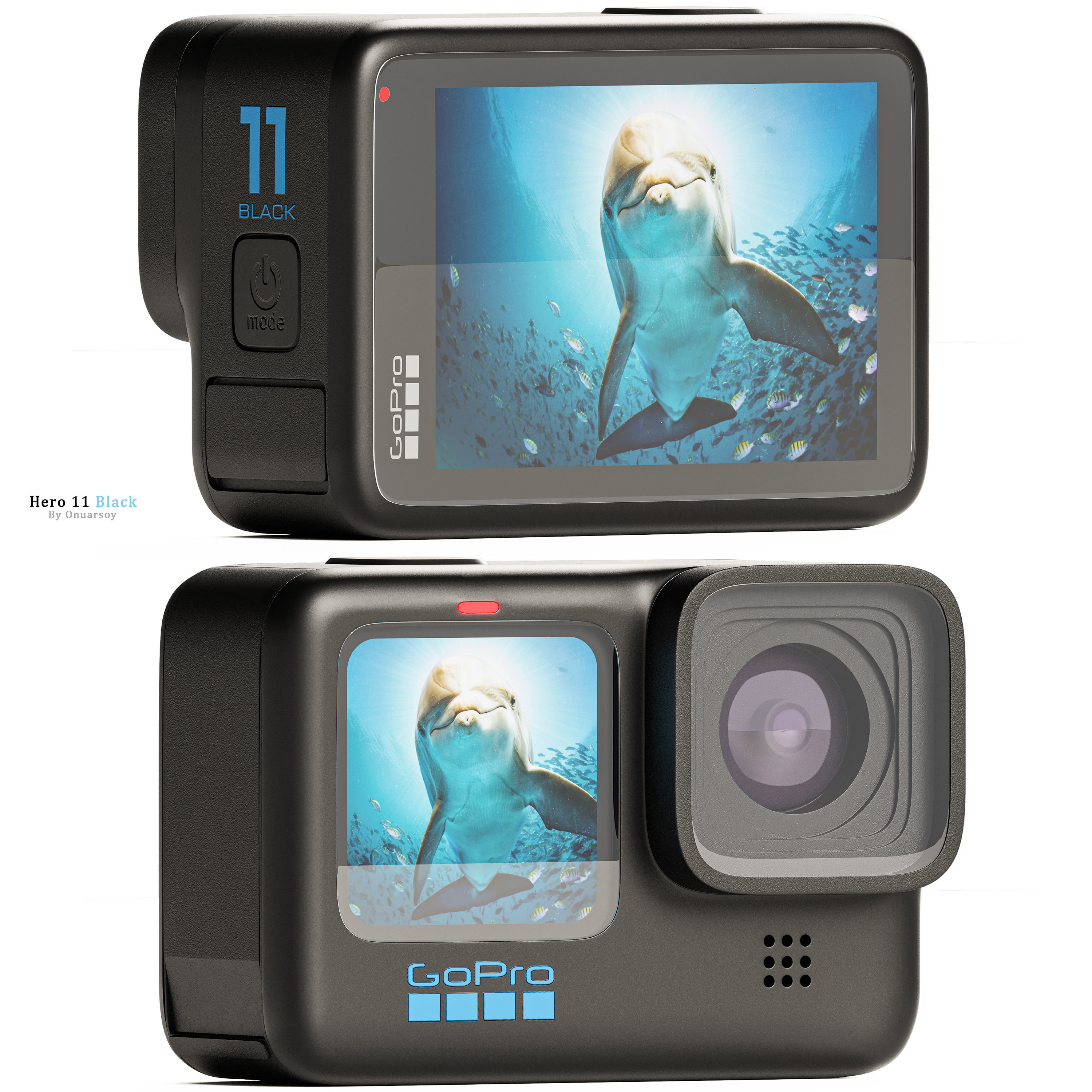 GoPro Hero 11 Black Action Camera 3D model | CGTrader