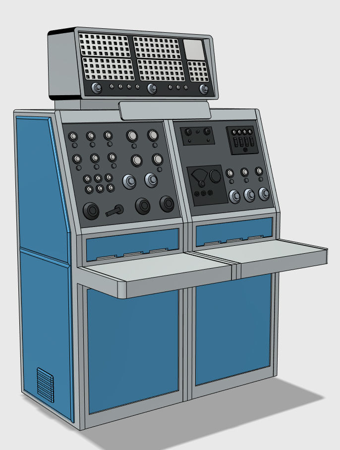 Bat Computer 1966 Batman 3D model 3D printable | CGTrader