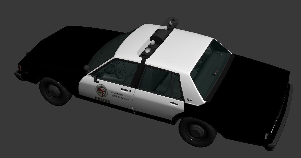 Chevrolet Impala Police 3D model | CGTrader
