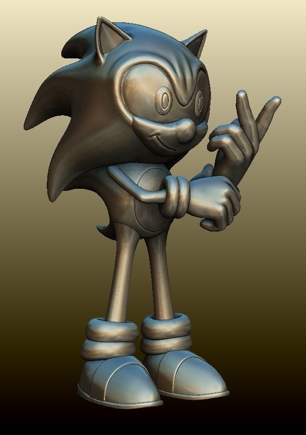 Sonic the Hedgehog 3D model 3D printable | CGTrader