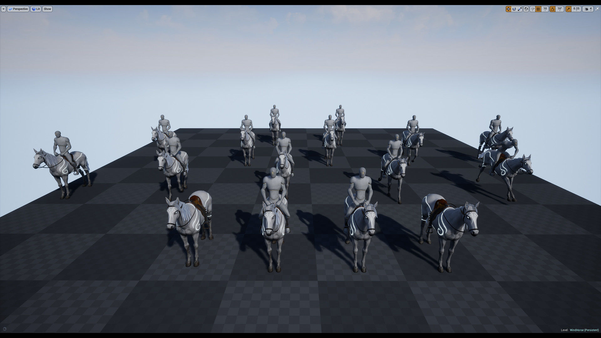 3D model Wind Horse Animated Asset VR / AR / low-poly | CGTrader