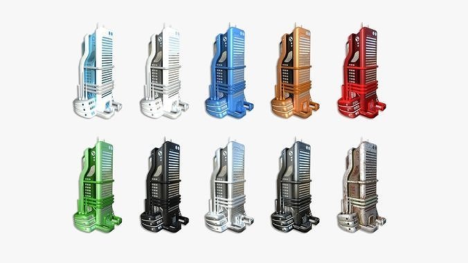10 SciFi Buildings A Collection - Sci Fi Exterior Design | CGTrader