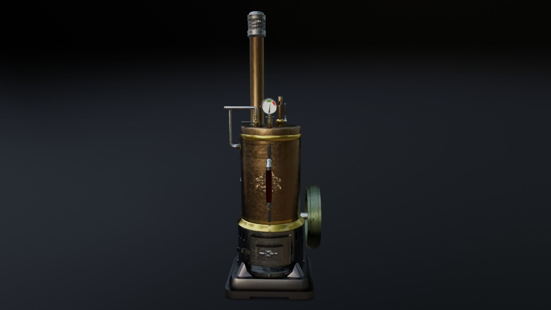 3D model Steampunk Engine VR / AR / low-poly | CGTrader