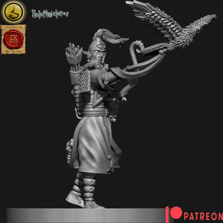 Highborn elves Archers 3D model 3D printable | CGTrader