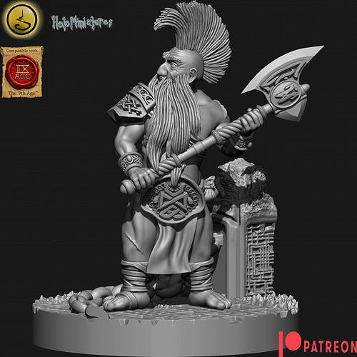 Dwarf seekers 3D model 3D printable | CGTrader