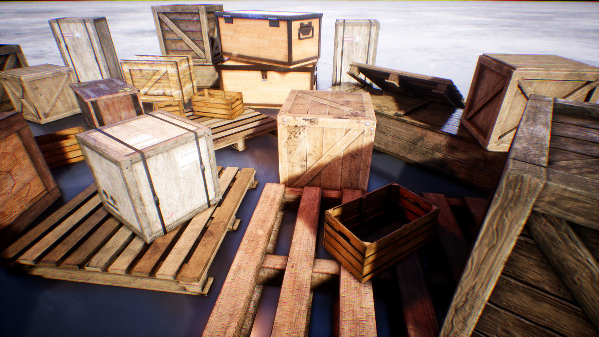 3D model Boxes And Crates 19 Assets VR / AR / low-poly | CGTrader