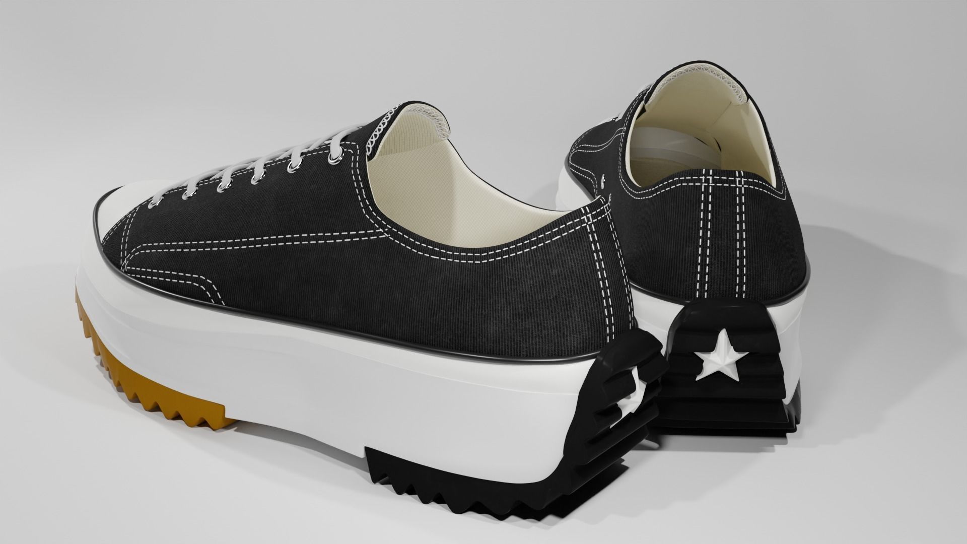Converse Run Star Hike Low 3D model | CGTrader