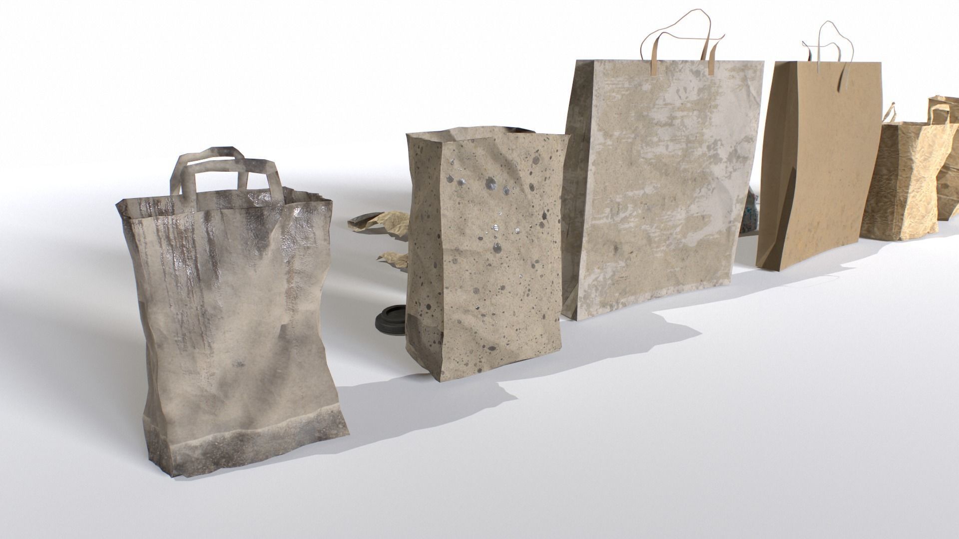 3D model Paper Junk VR / AR / low-poly | CGTrader