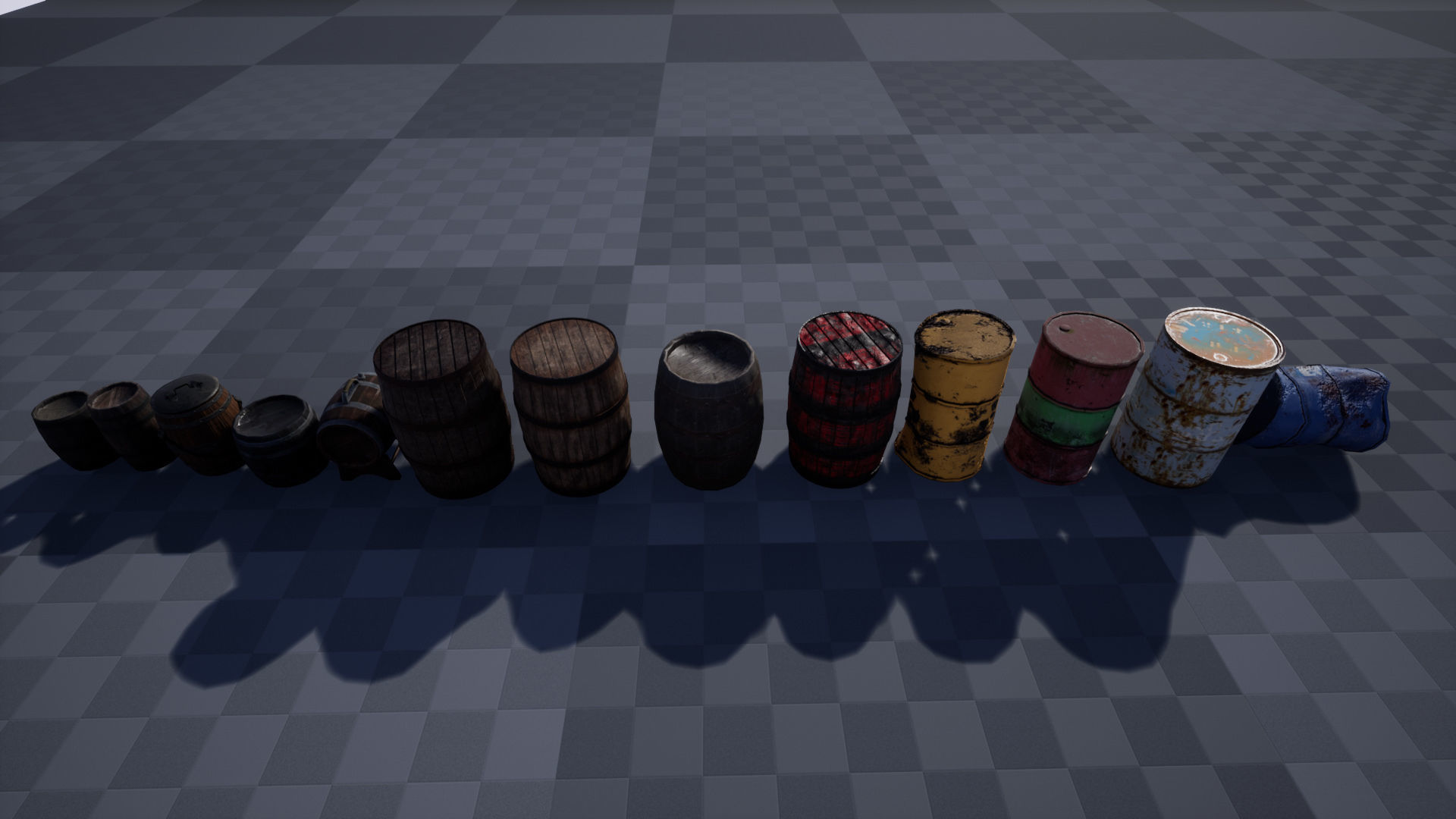 3D model Barrels 13 Assets VR / AR / low-poly | CGTrader