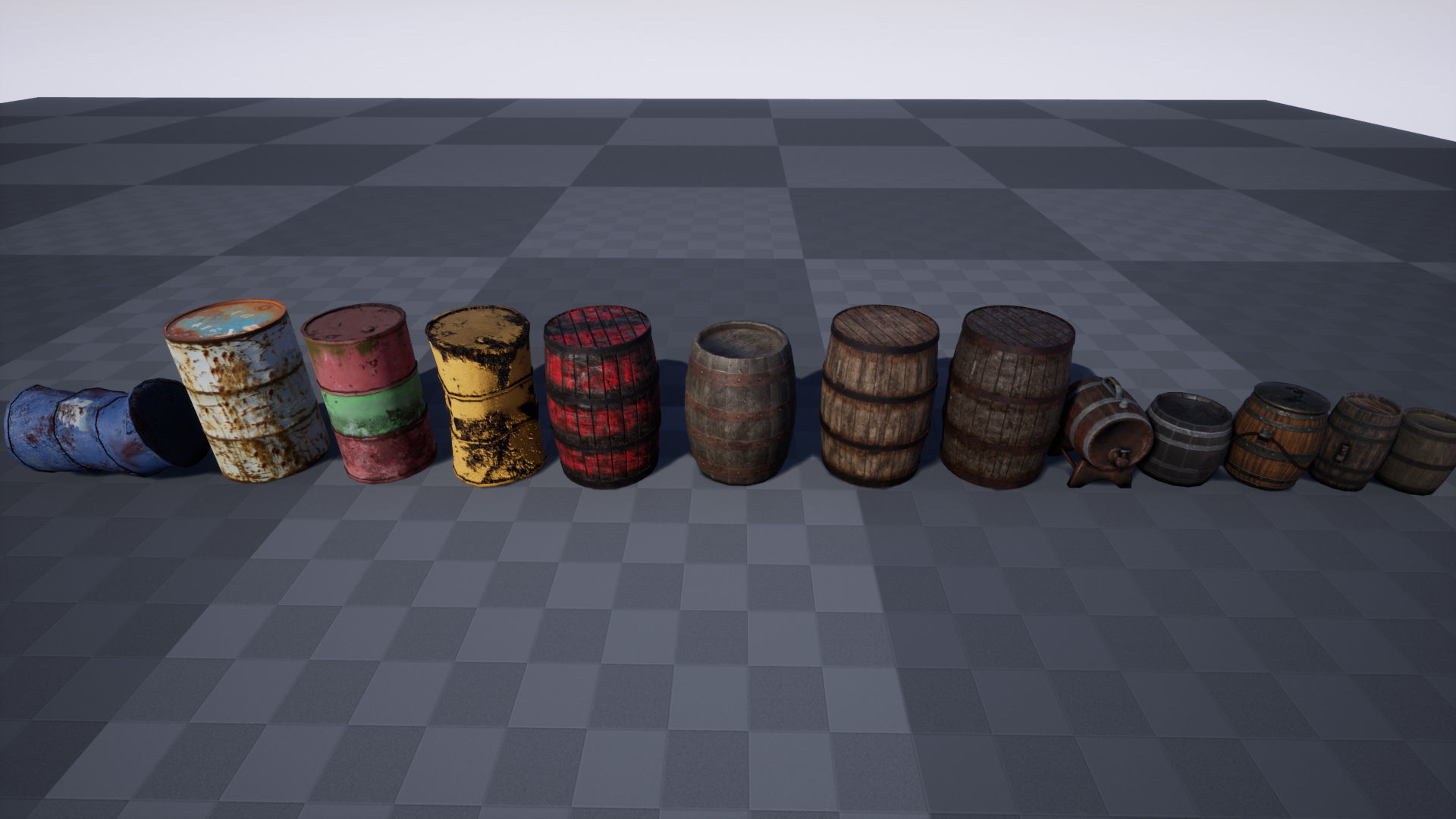 3D model Barrels 13 Assets VR / AR / low-poly | CGTrader
