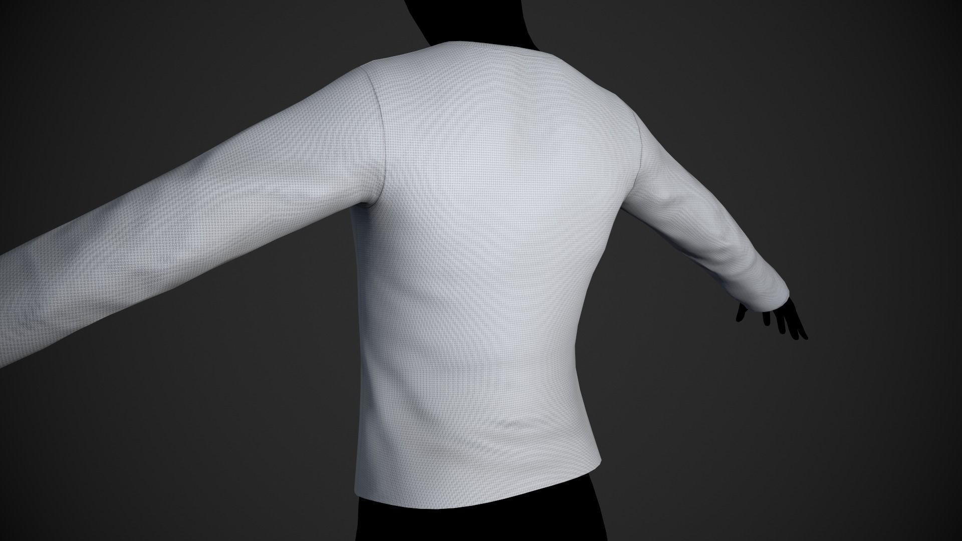 3D model White Sweater Style 1 VR / AR / low-poly | CGTrader