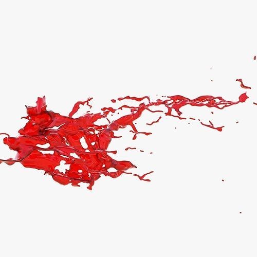 Animated Blood Splash 16 3D model animated | CGTrader