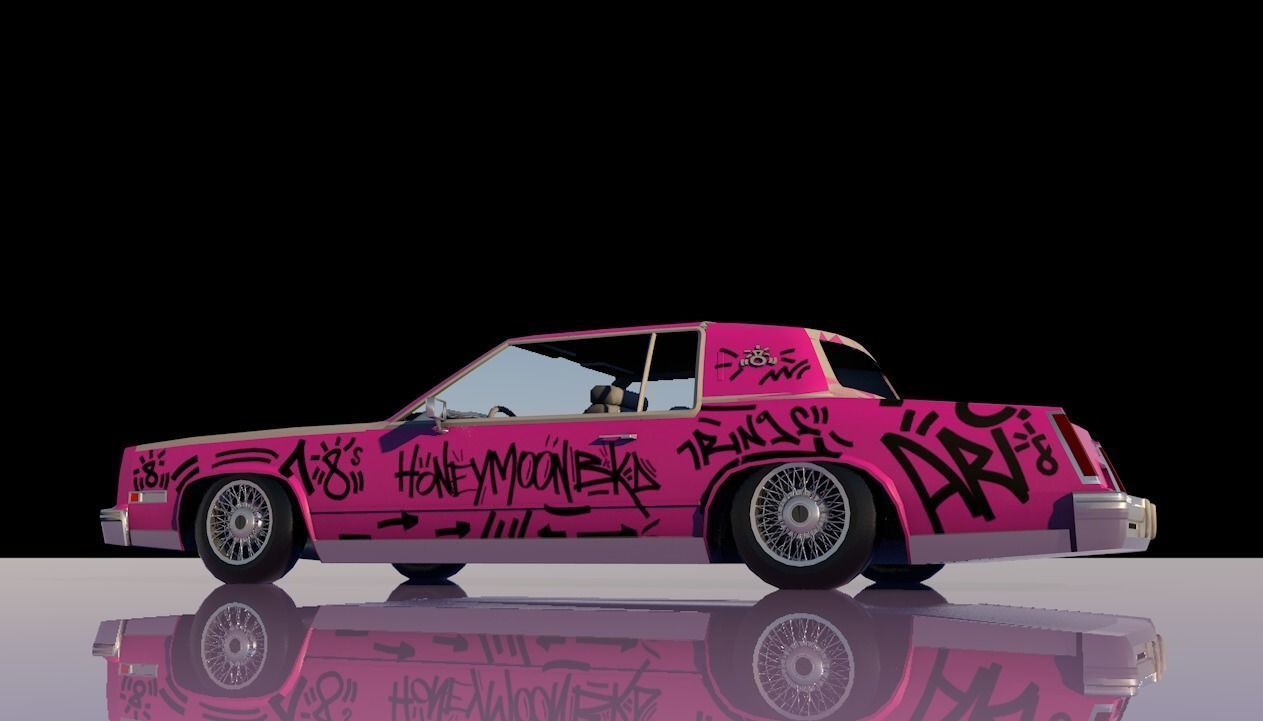 7 Rings Car - Sweetener World Tour Ariana Grande 3D model | CGTrader