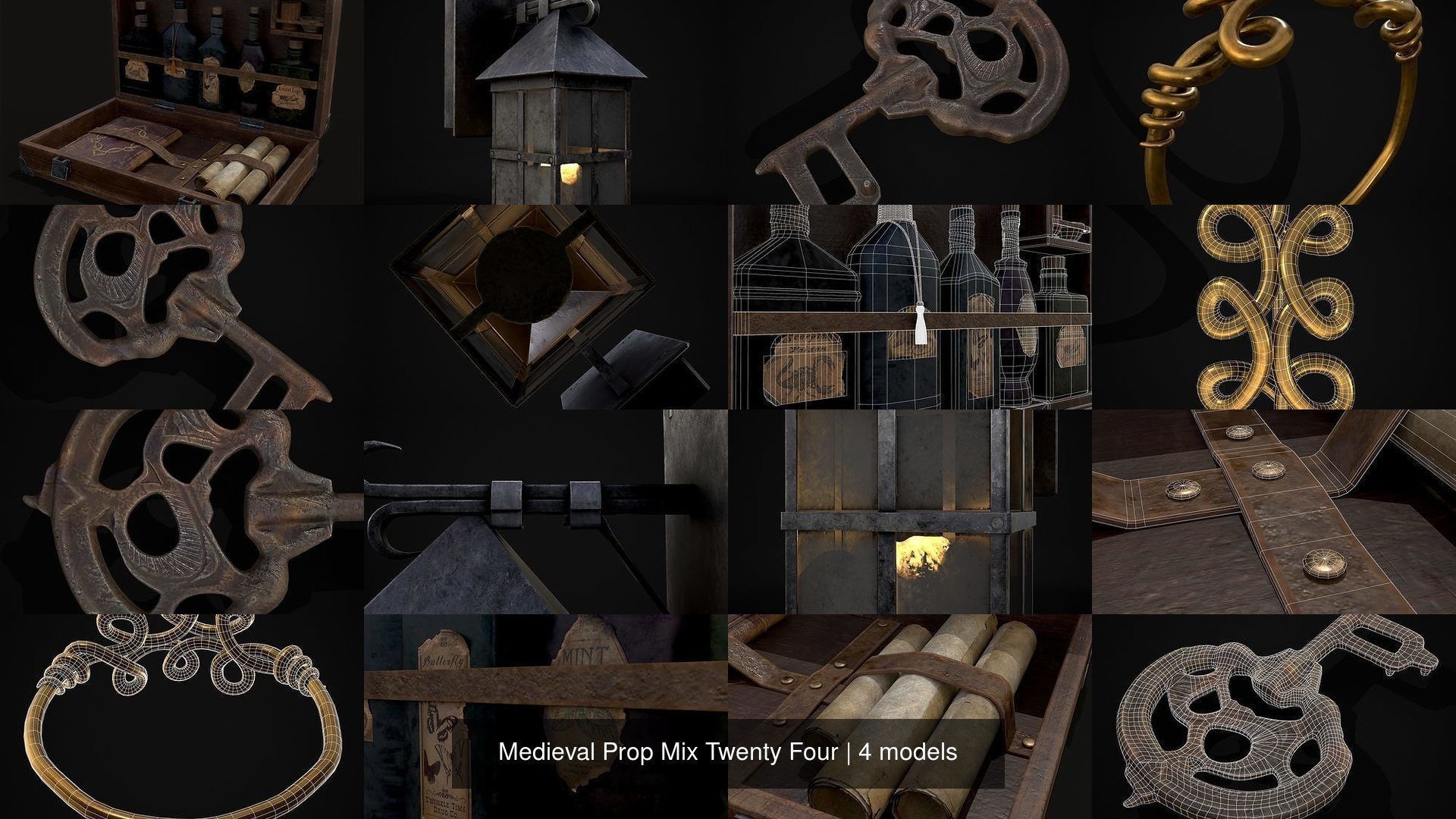 Medieval Prop Mix Twenty Four 3D Model Collection | CGTrader