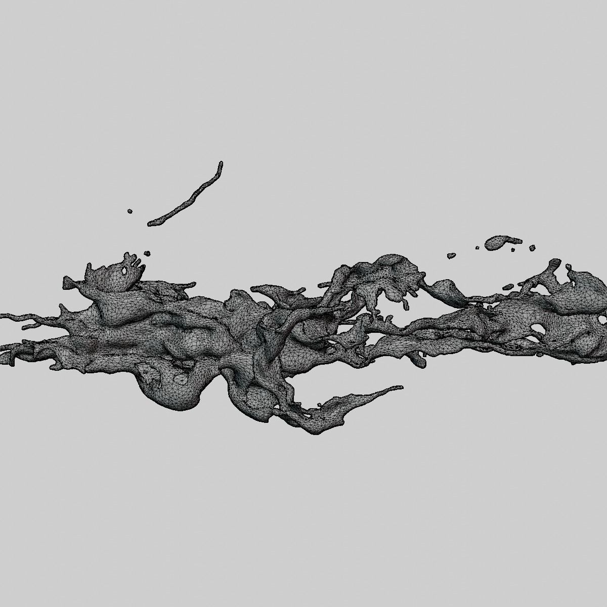 Animated Blood Splash 15 3D model animated | CGTrader