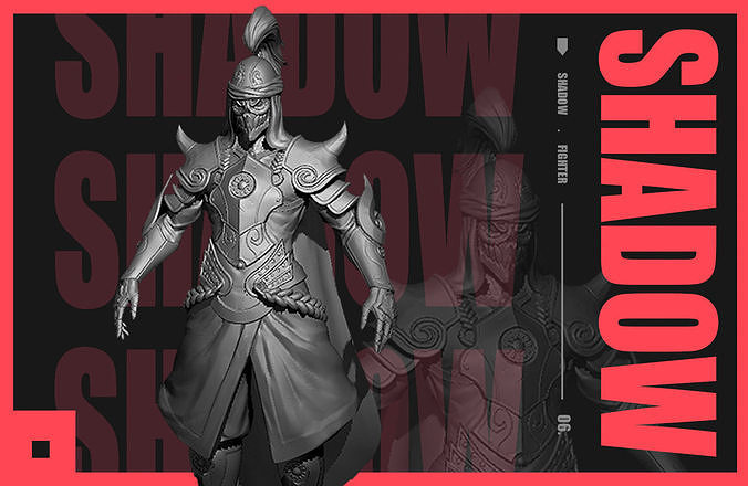 shadow fighter 3D model | CGTrader