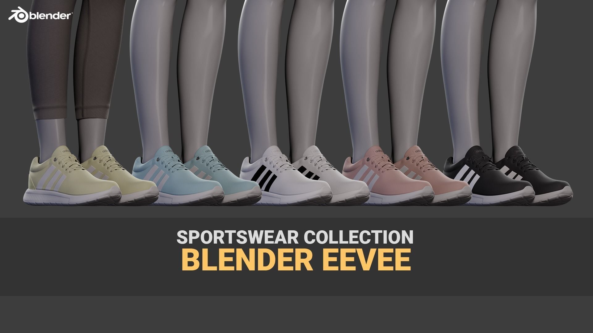 JOY - Rigged Sportswear Collection 3D model rigged | CGTrader