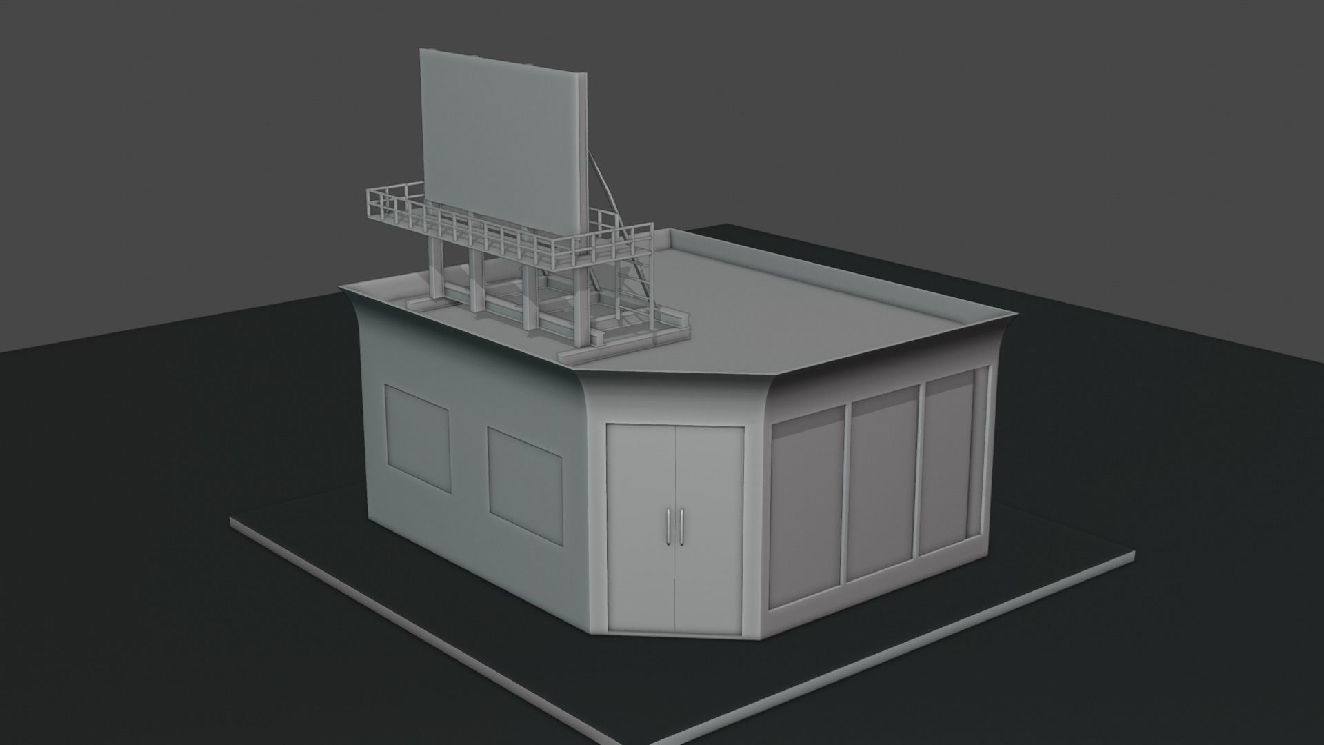 The street shop free VR / AR / low-poly 3D model | CGTrader