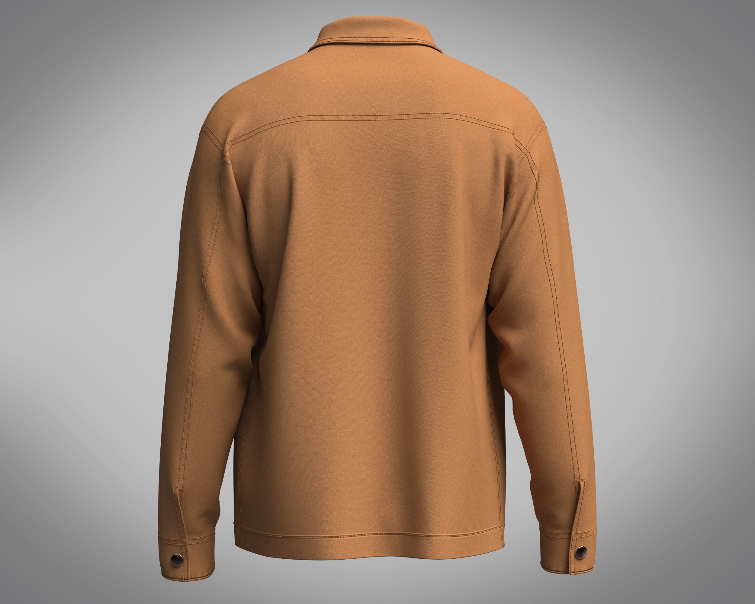 Pocket Jacket-Workwear 3D model | CGTrader