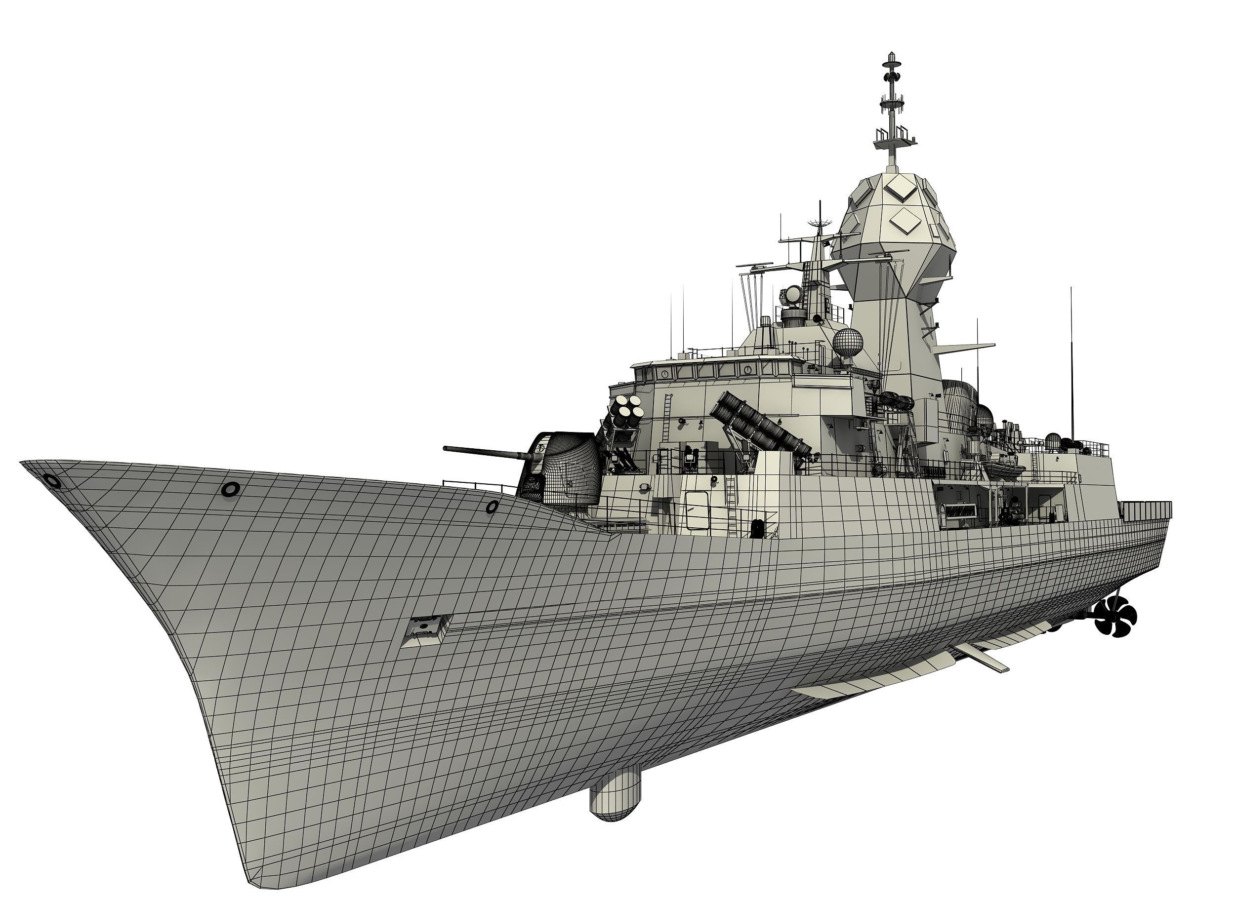ANZAC MEKO Class Frigate HMAS ARUNTA FFH 151 3D model | CGTrader
