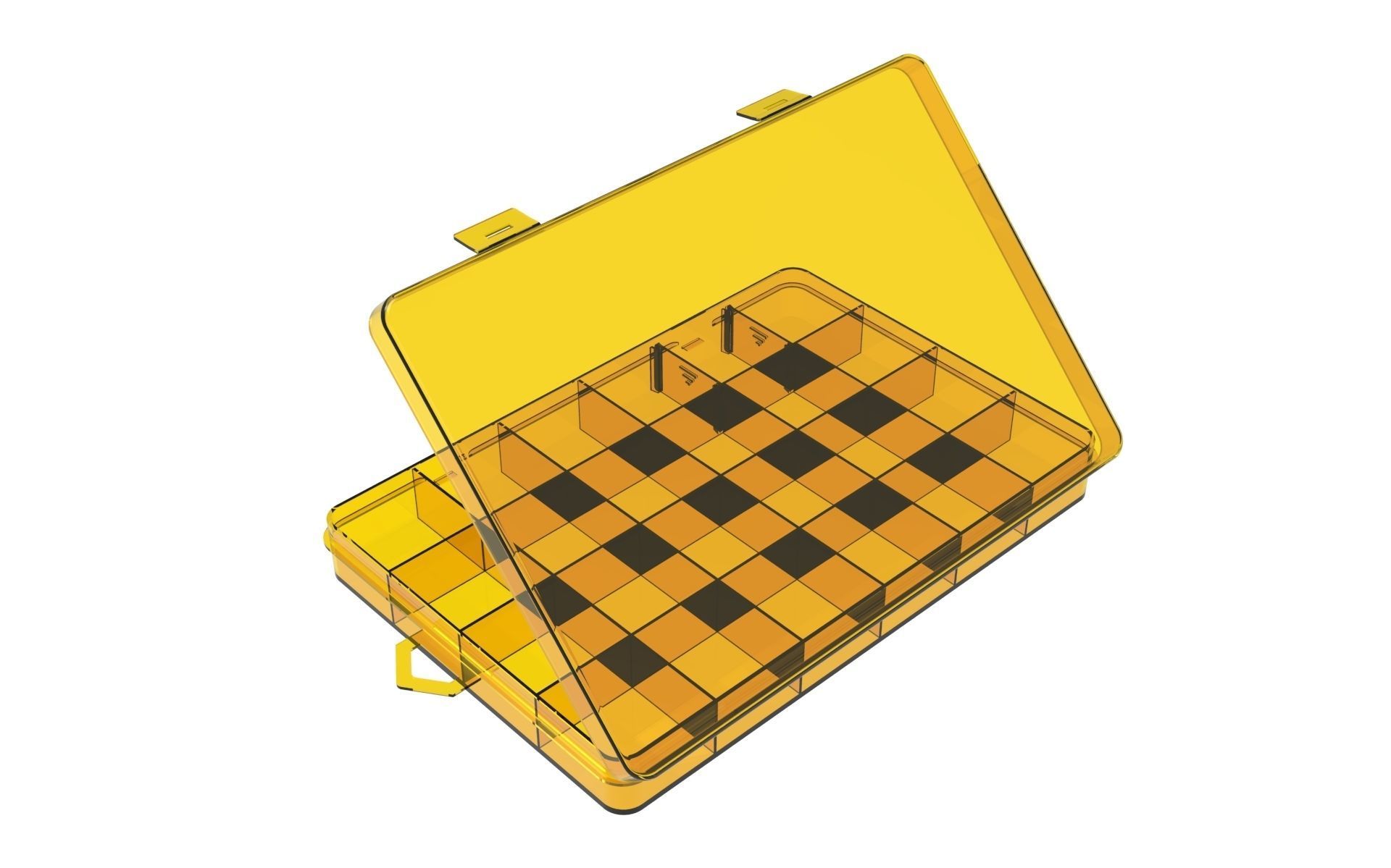 Plastic Box Wide with small Compartments 3D model 3D printable | CGTrader