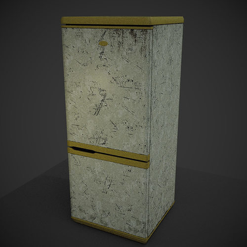 3D model fridge refrigerator VR / AR / low-poly | CGTrader