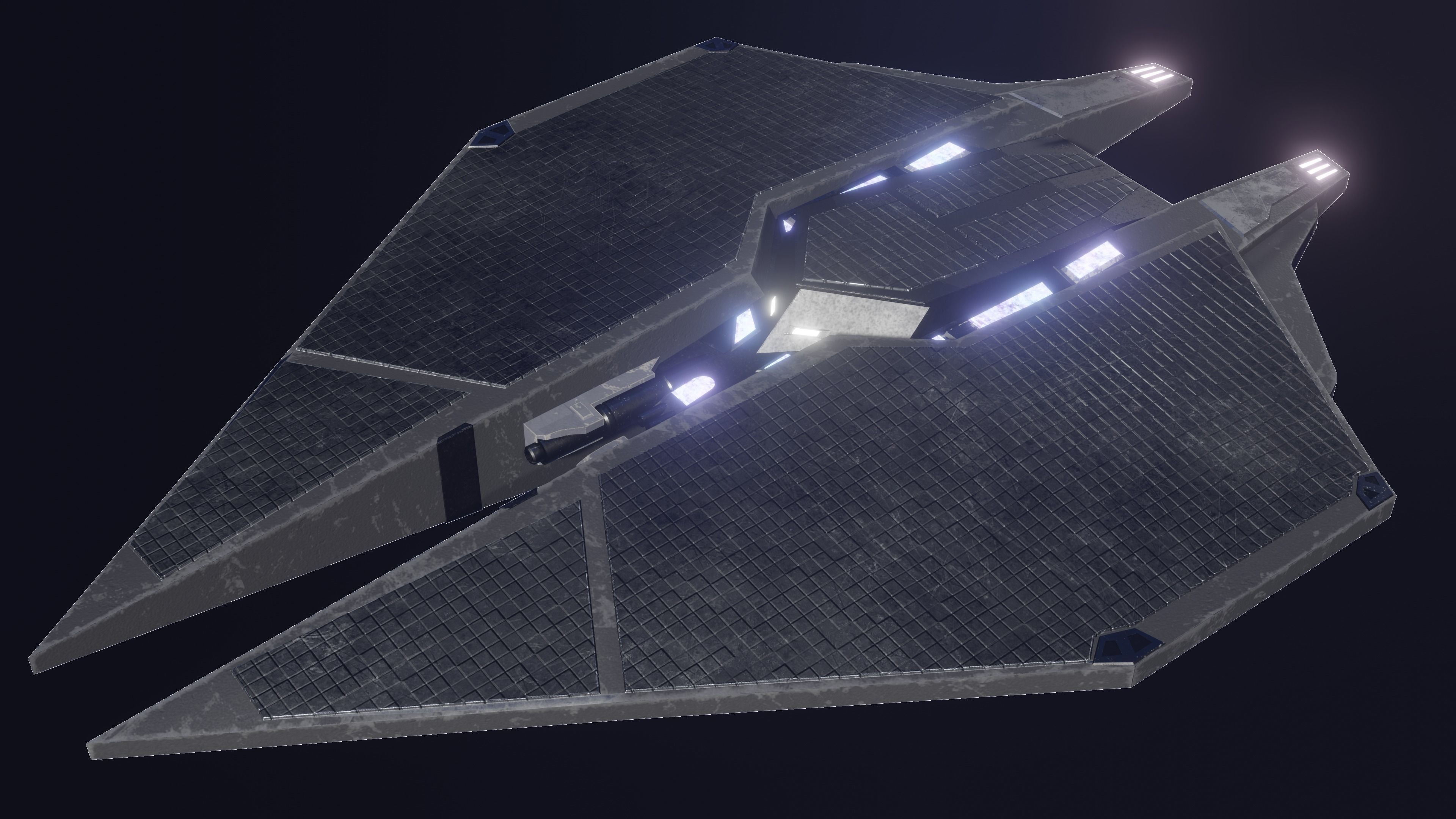 3D model Star Trek Section 31 Drone Starship VR / AR / low-poly | CGTrader