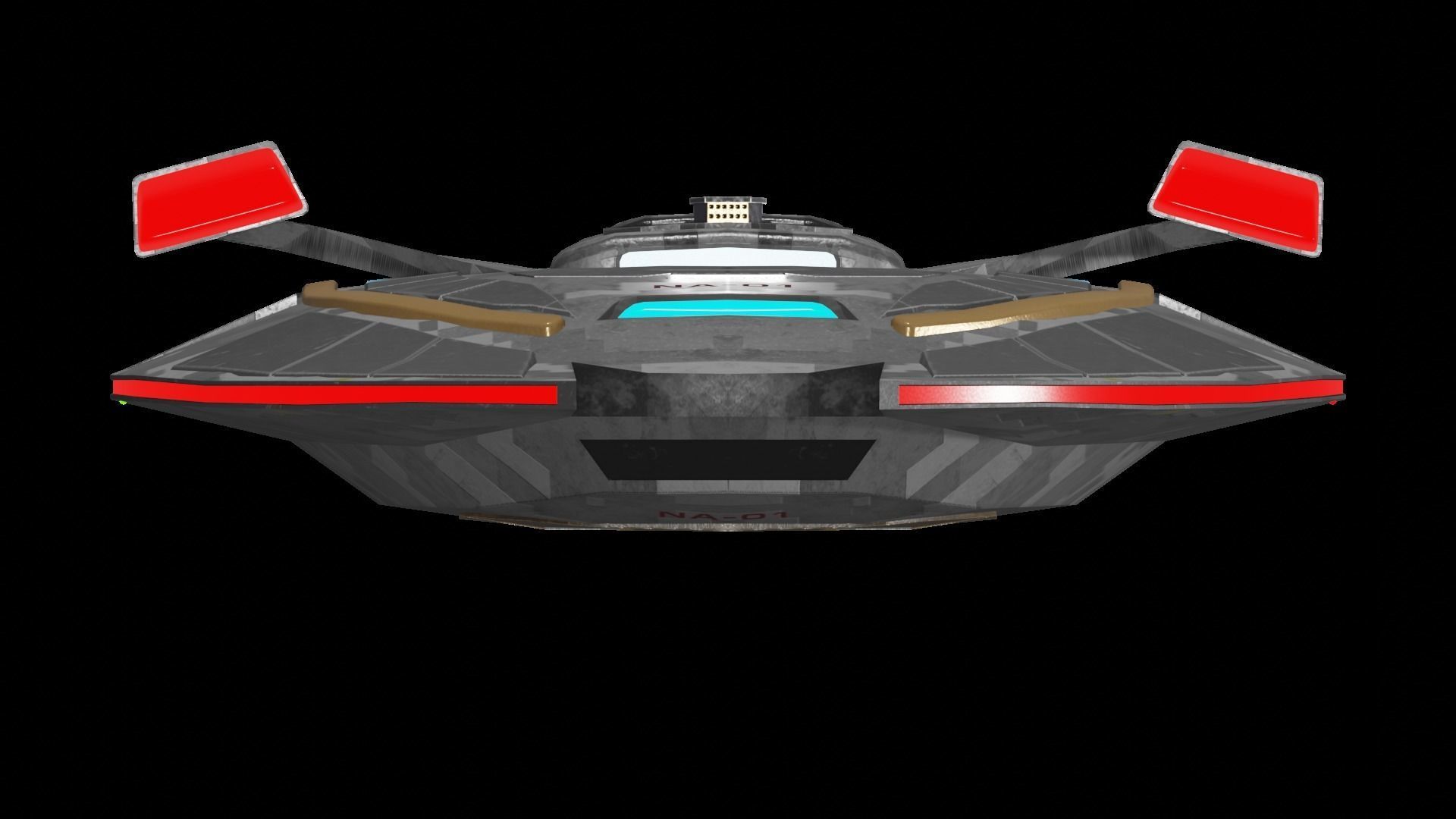 3D model Star Trek Texas-Class Starship VR / AR / low-poly | CGTrader