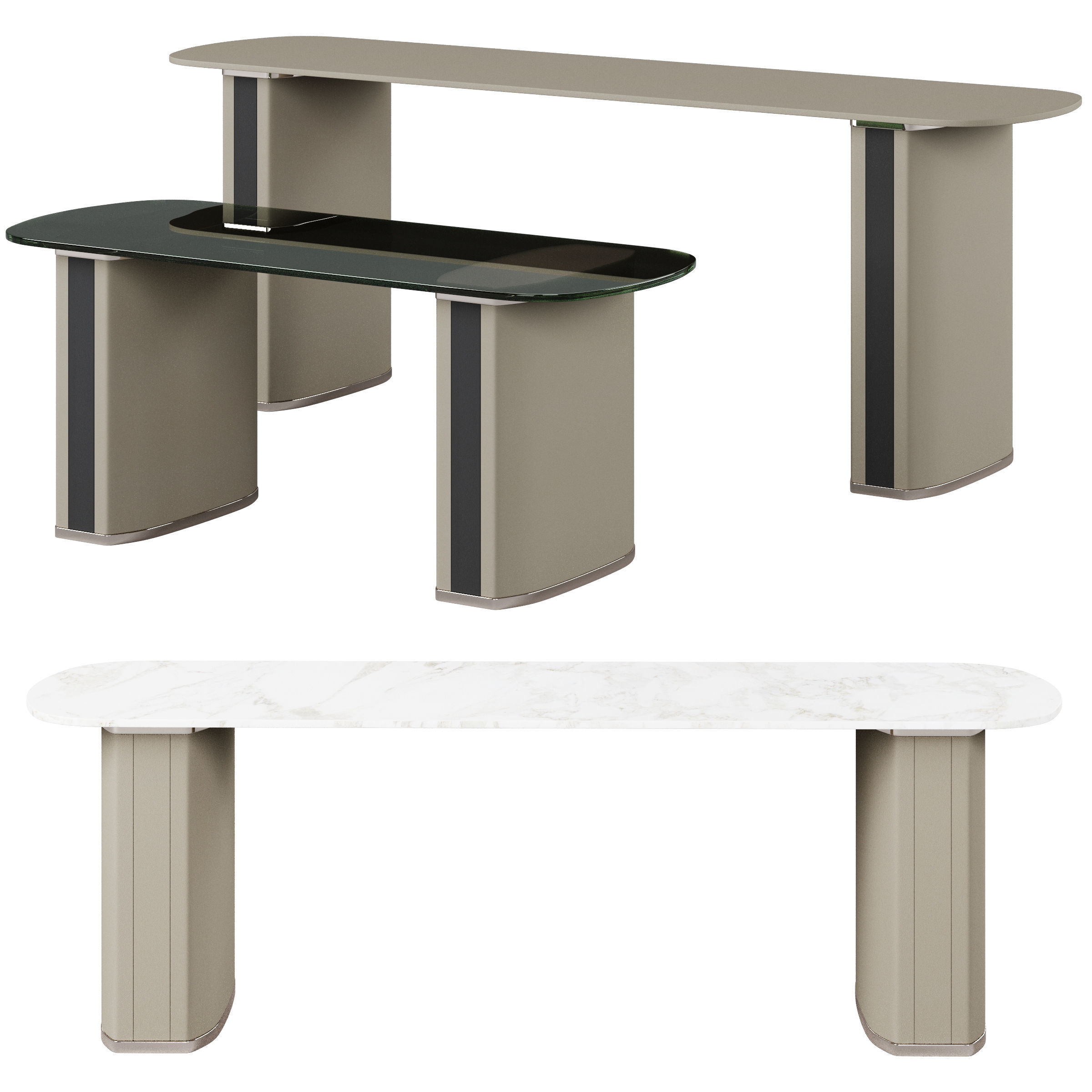 BENTLEY HOME living coffee tables NESTON 3D model | CGTrader