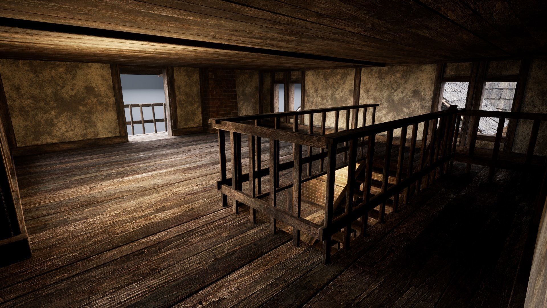 3D model ENTERABLE MEDIEVAL SLAVIC HOUSE COTTAGE CABIN HUT VILLAGE PACK ...