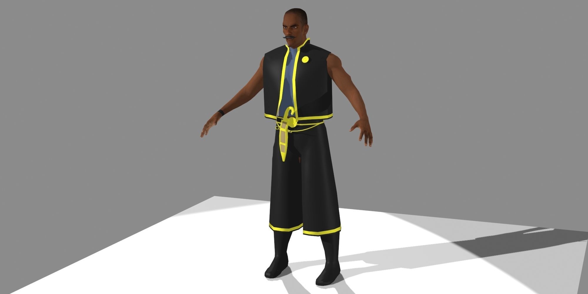 Captain NEMO 3D model rigged | CGTrader