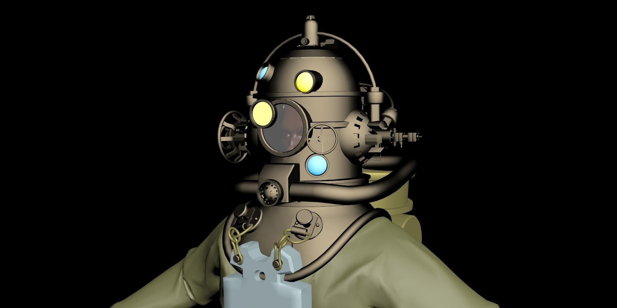 Captain NEMO 3D model rigged | CGTrader
