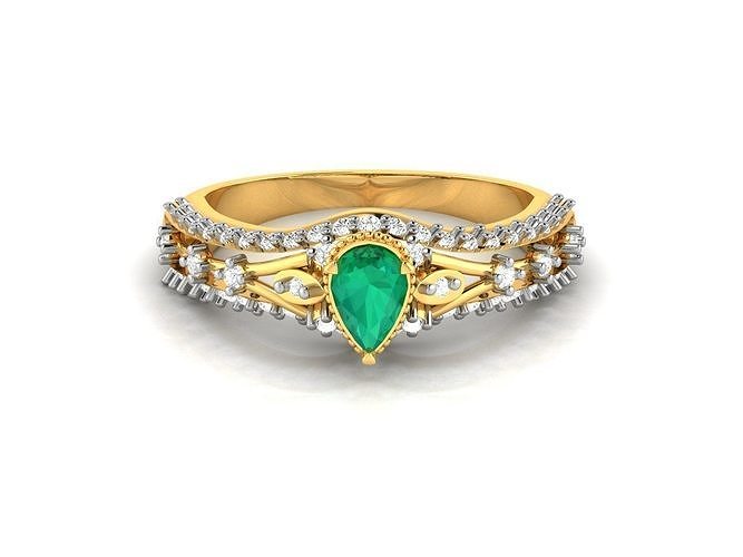 Women Ring 3D model 3D printable | CGTrader