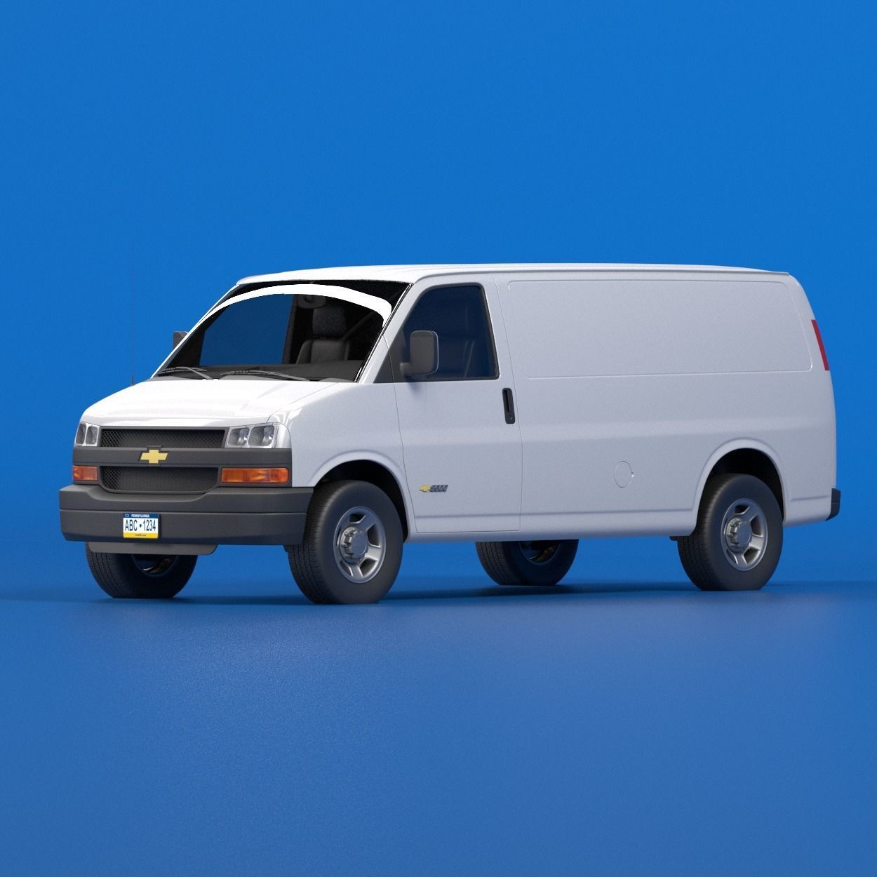 chevrolet express 3D model | CGTrader
