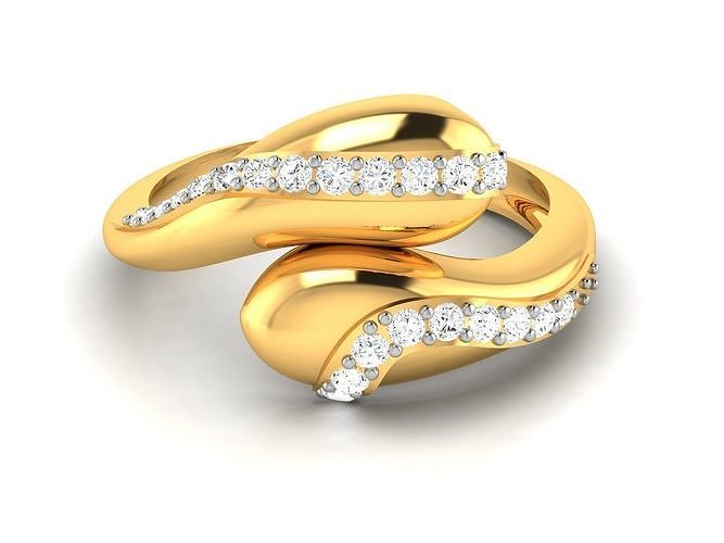 Women Ring 3D model 3D printable | CGTrader