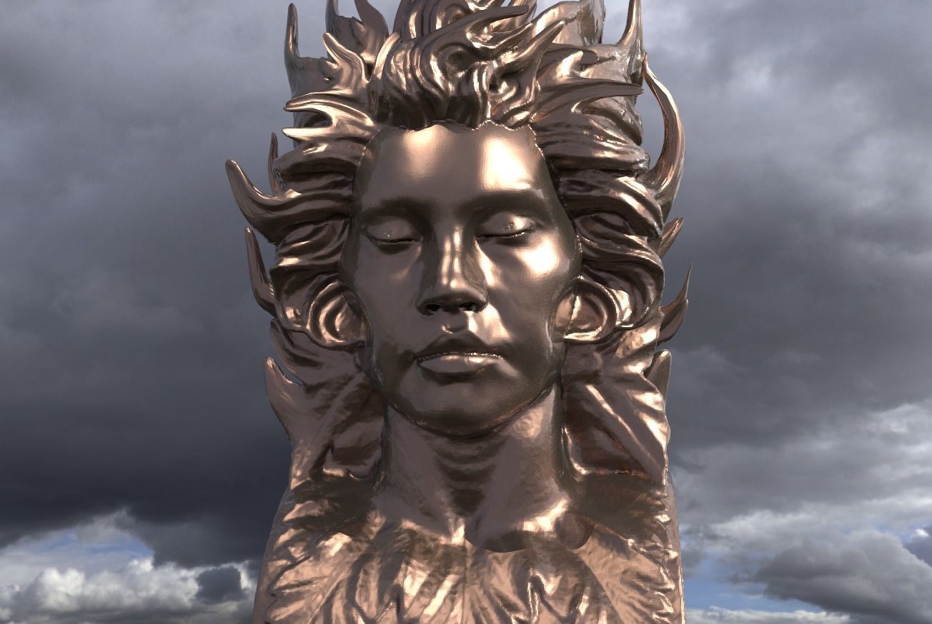 Angel Bust Art Sculpture 3 versions 3D model | CGTrader