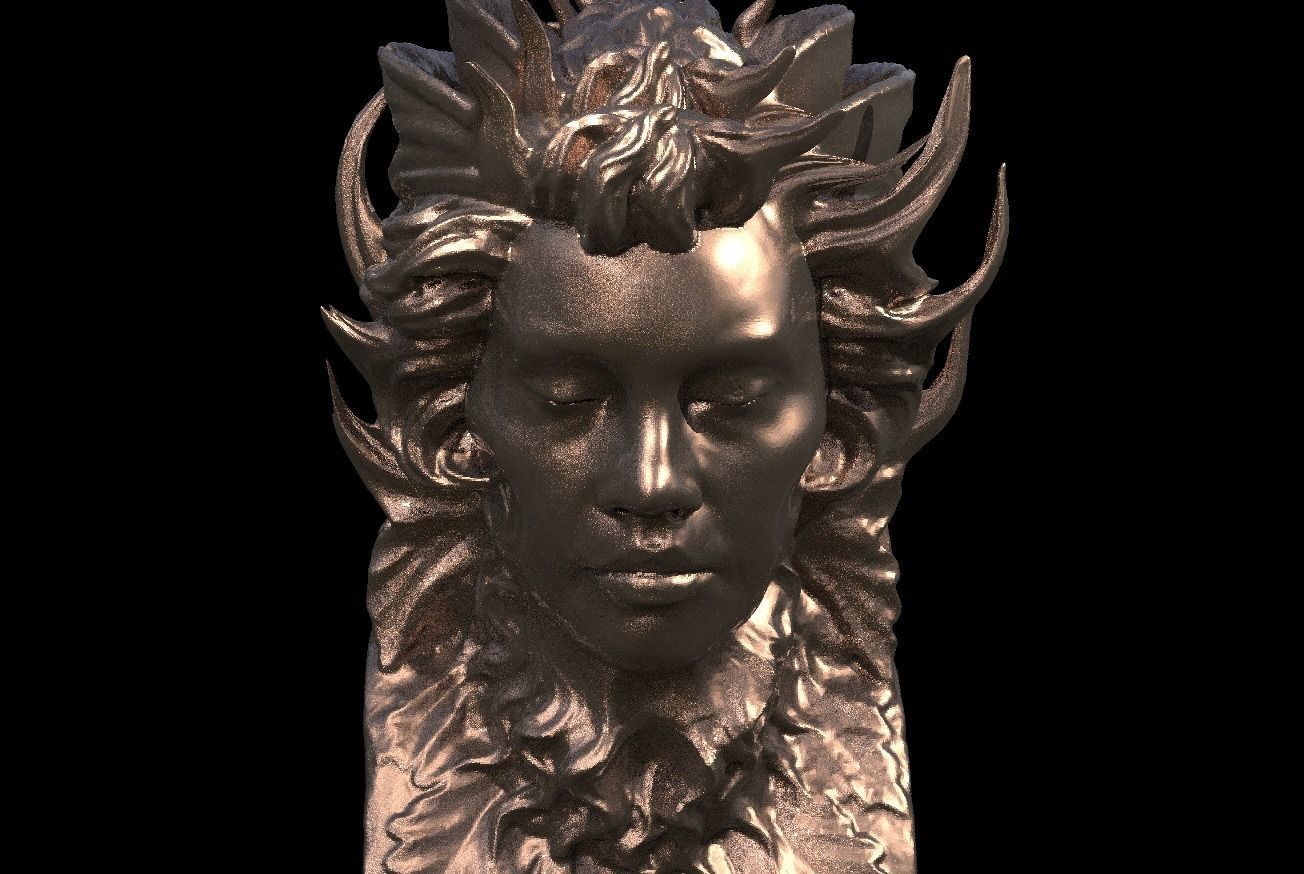 Angel Bust Art Sculpture 3 versions 3D model | CGTrader