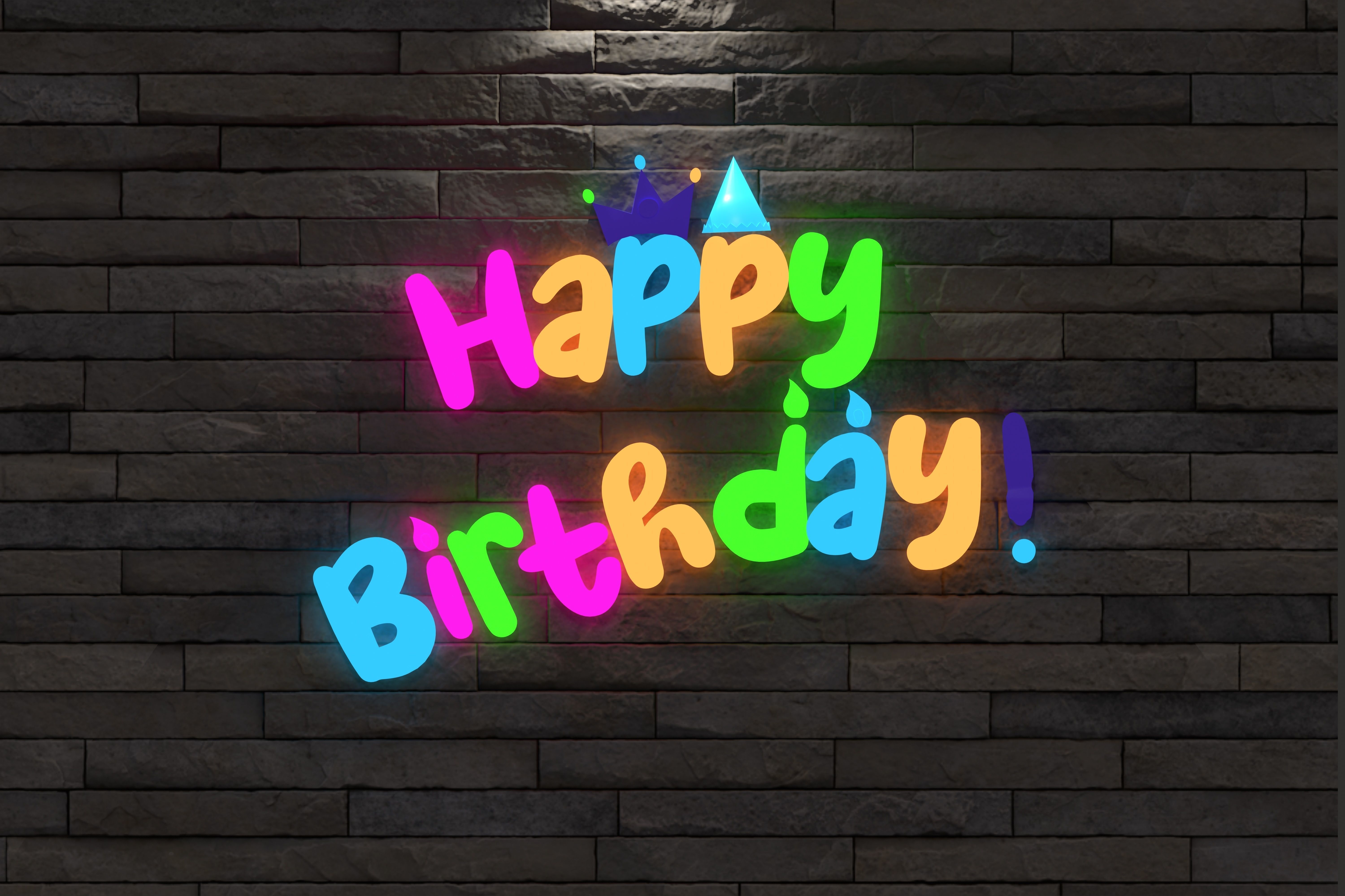 3D model Neon lights VR / AR / low-poly | CGTrader