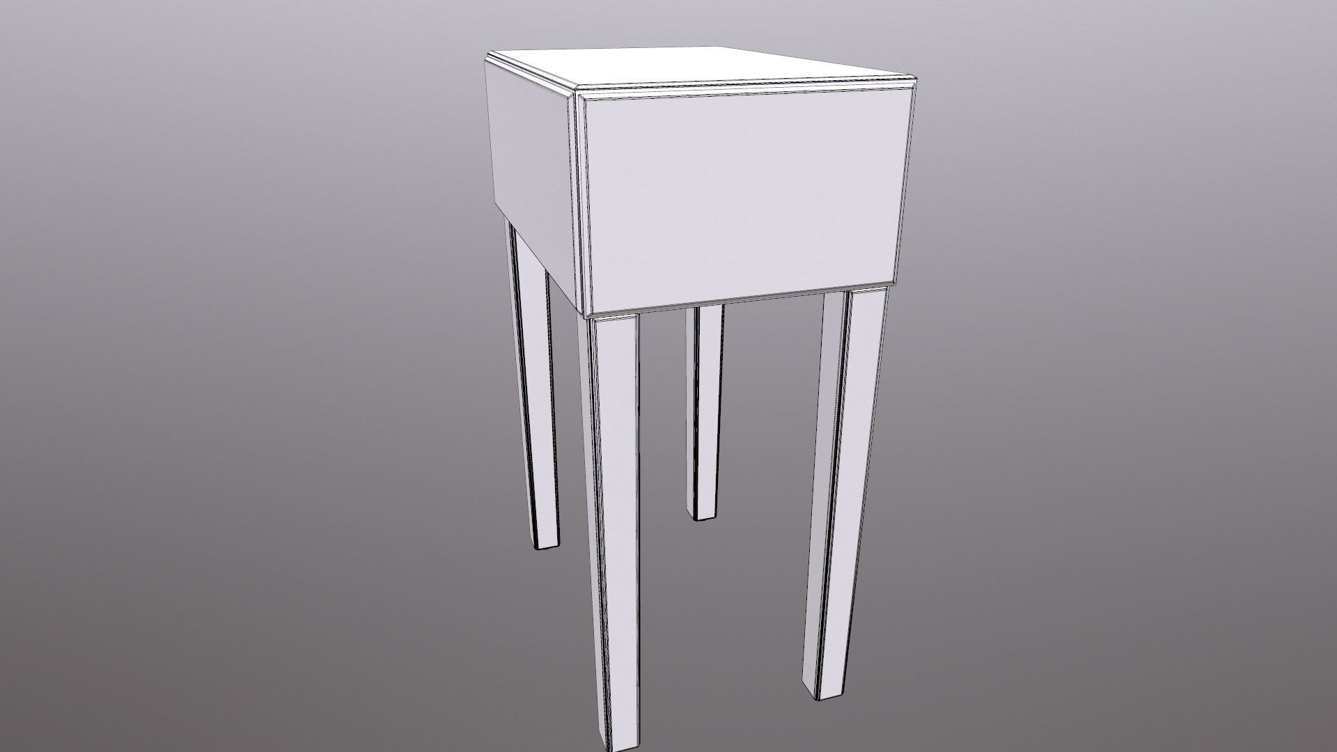 Side Table 3D model | CGTrader
