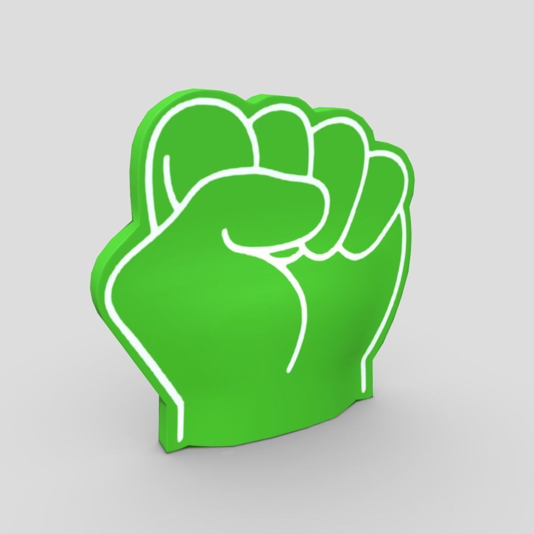 3D model Foam Finger 6 VR / AR / low-poly | CGTrader
