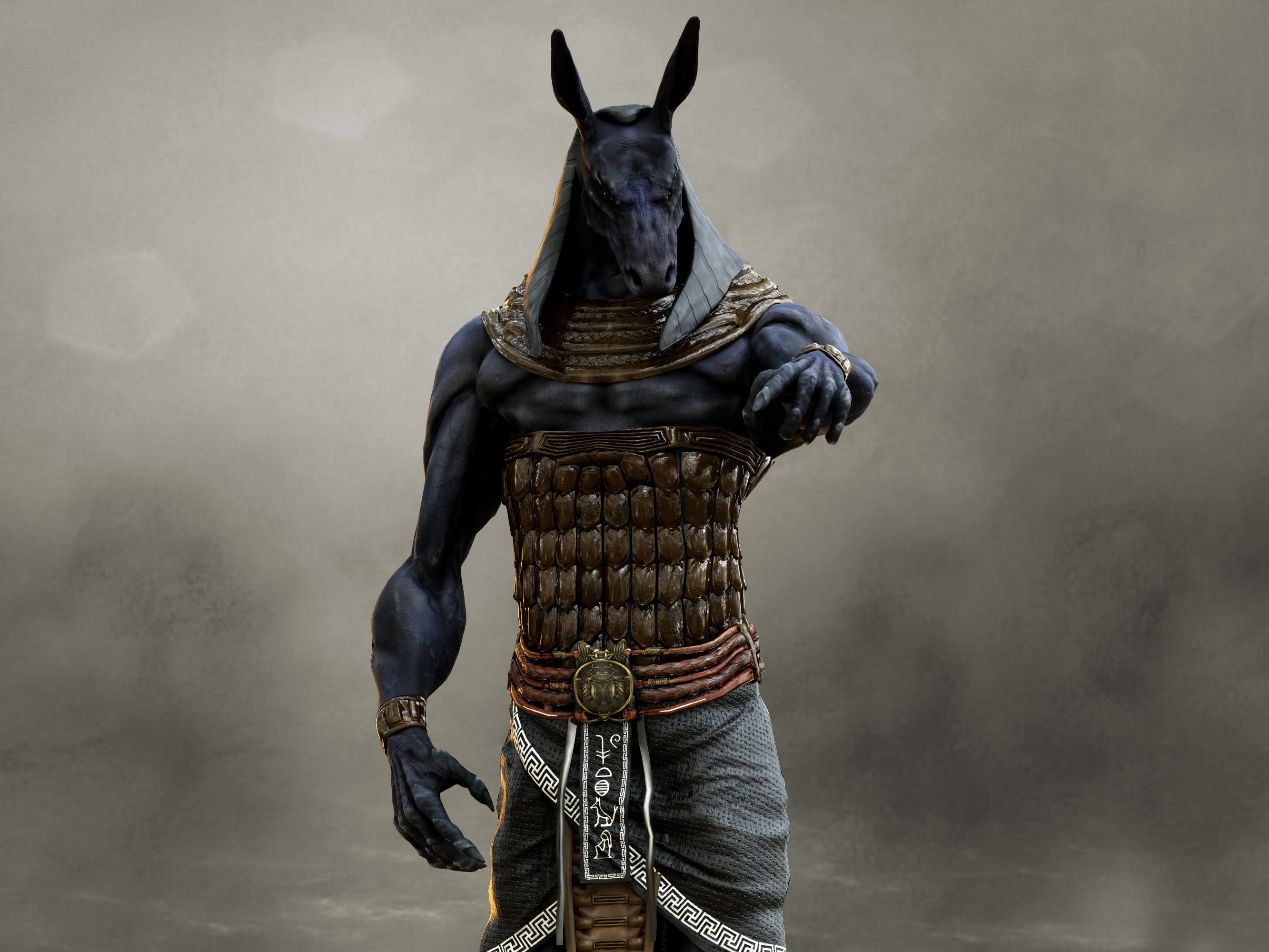 3D model Seth God VR / AR / low-poly rigged | CGTrader